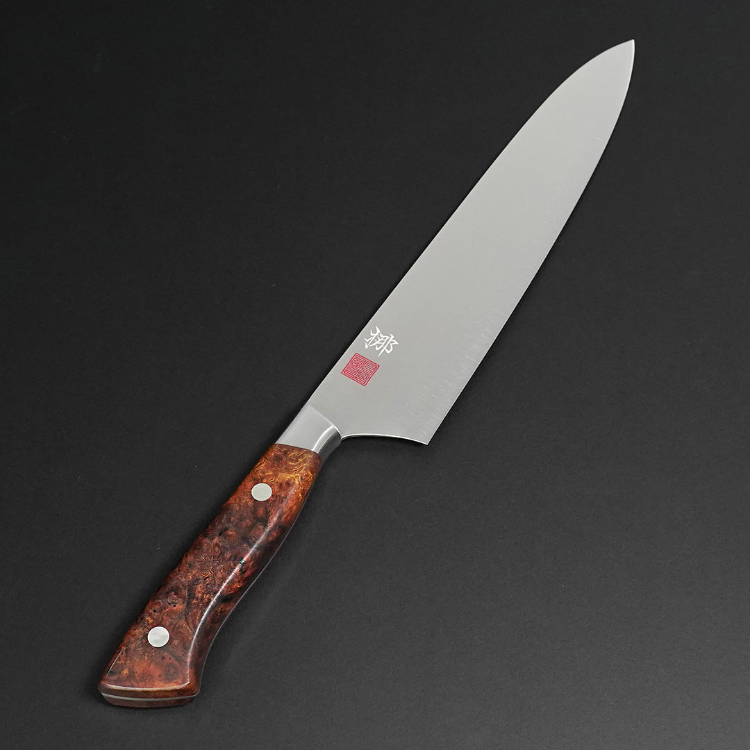 Nenohi Nagi Gyuto Knife 210mm (8.2") Desert Ironwood Handle — MTC Kitchen