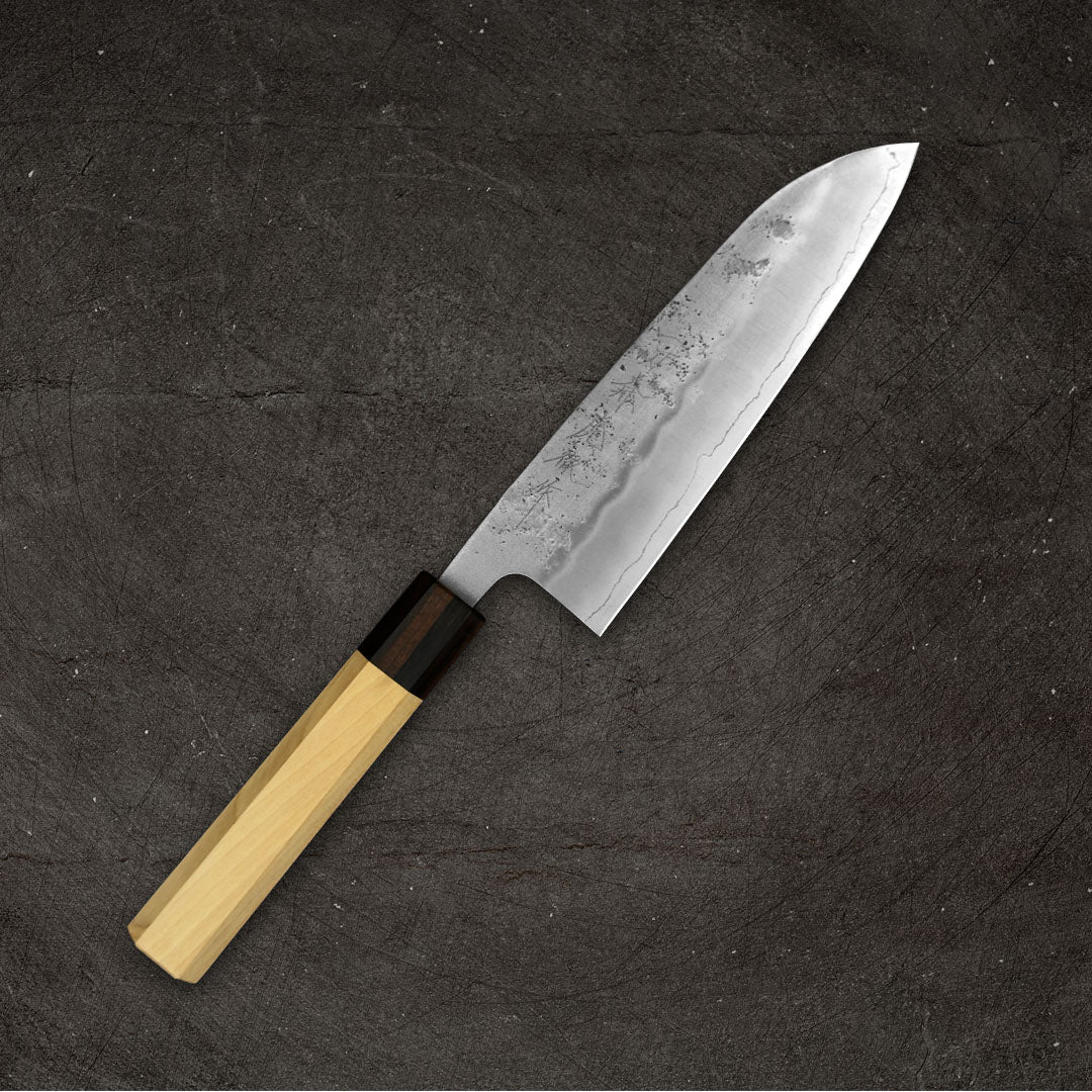 Ittosai Kotetsu Ginsan Nashiji Santoku 165mm (6.5") — MTC Kitchen