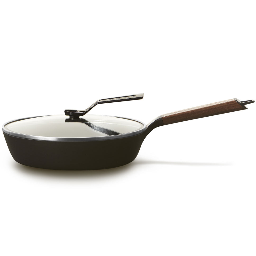 Vermicular Cast Iron Enameled Deep Frying Pan 11" (28cm) with Lid — MTC ...