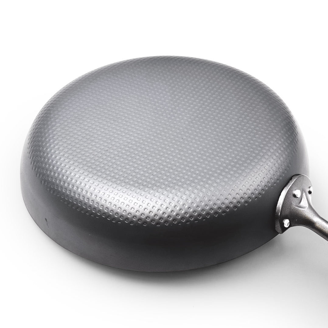 Summit Nitrogen Hardened Iron Frying Pan Embossed 11" dia — MTC Kitchen