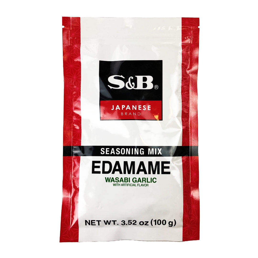 S&B Edamame Seasoning Mix Wasabi Garlic 3.52 oz (100g) — MTC Kitchen