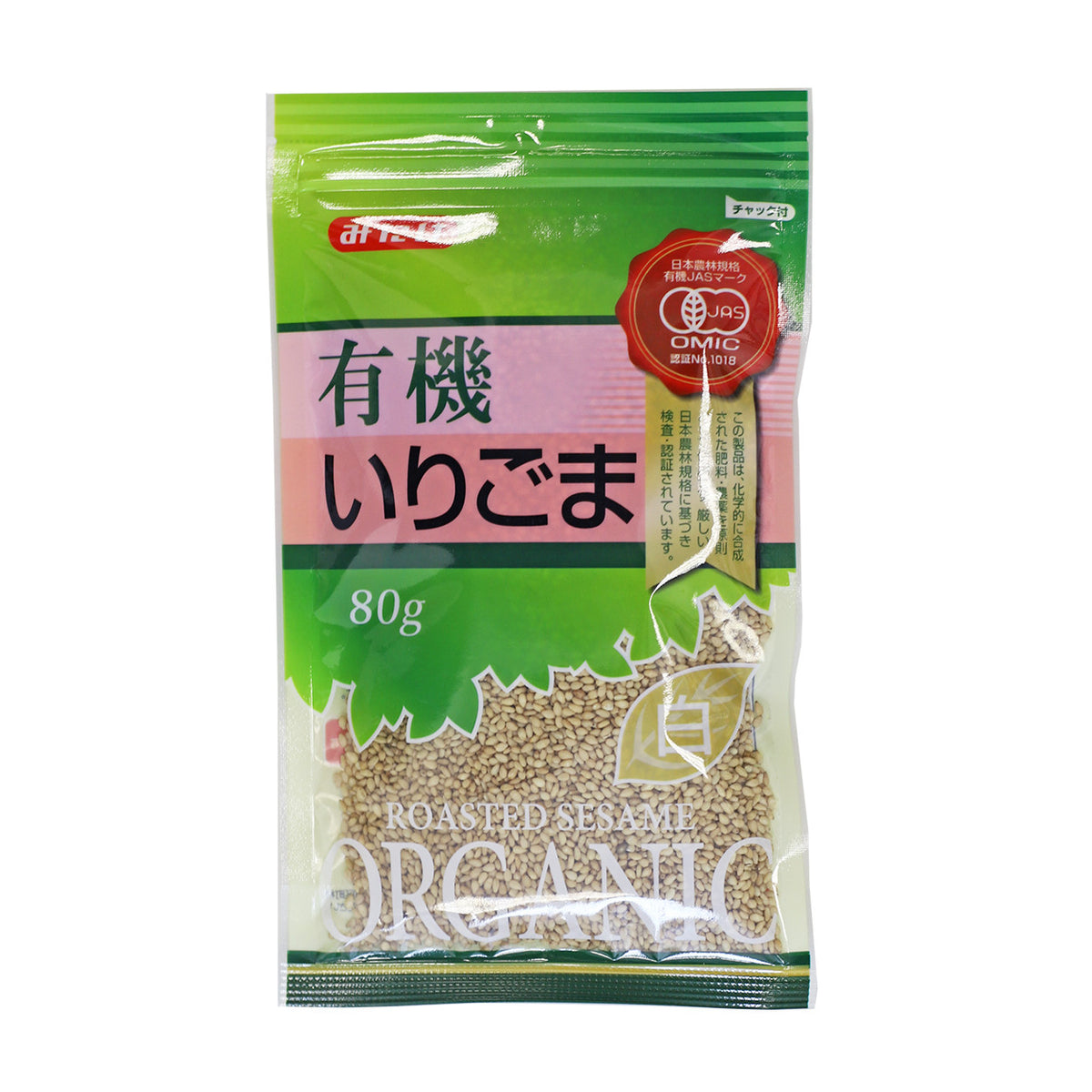 Mitake Organic Iri Goma Roasted White Sesame Seed 2.82 oz (80g) — MTC ...