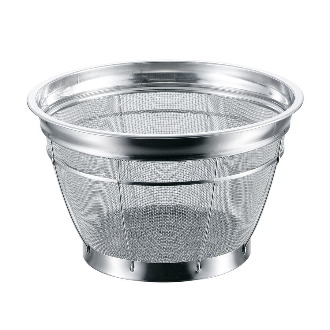 Stainless Heavy Duty Rice Colander Kome Age Zaru 10.8" dia — MTC Kitchen