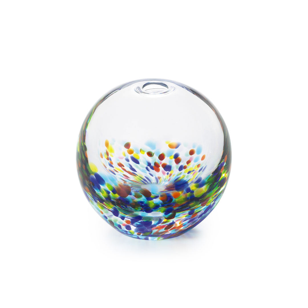 Hand Thrown Glass Bud Vase Tsugaru Vidro Irotemari Matsuri — MTC Kitchen