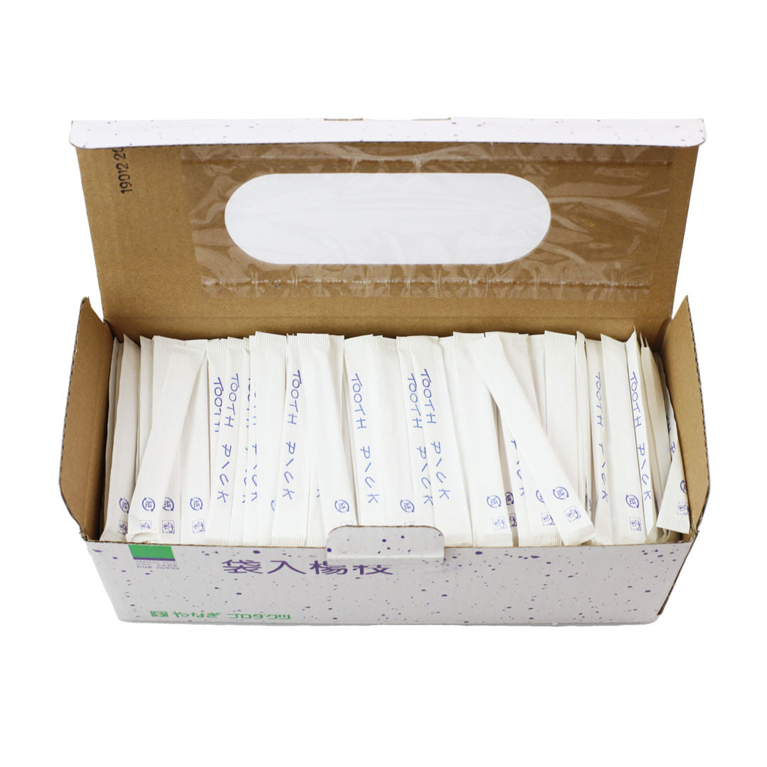 Birch Toothpicks with Sleeves (1000 pcs) — MTC Kitchen