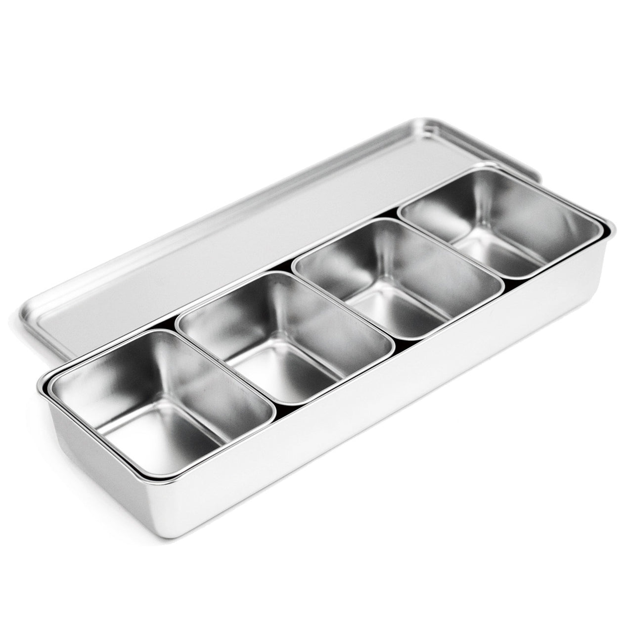 Stainless Steel Yakumi Pan Container with 4 Compartments — MTC Kitchen