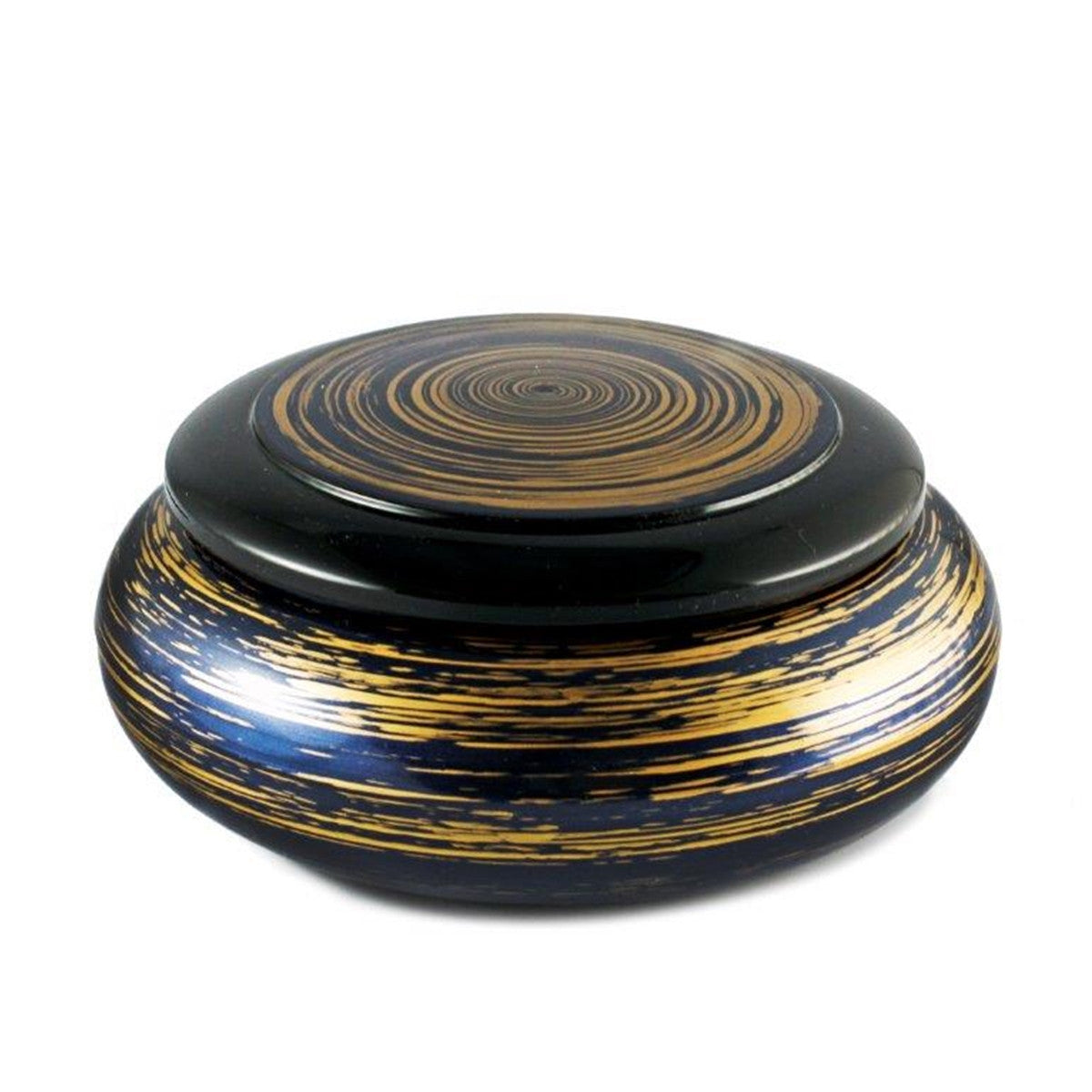 Blue & Gold Chirashi Sushi Box 7.87" dia — MTC Kitchen