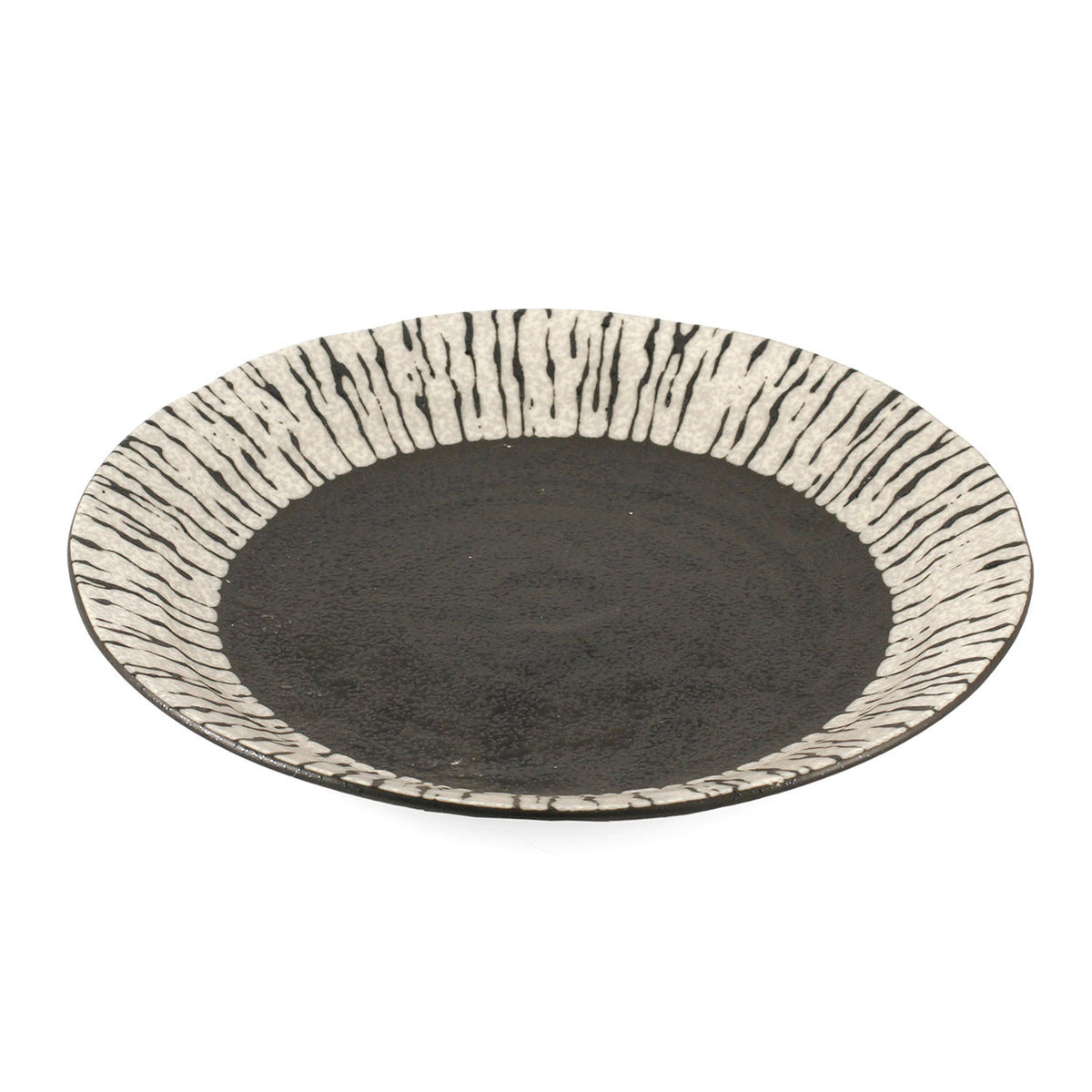 Black & White Dinner Plate 9.4" dia — MTC Kitchen